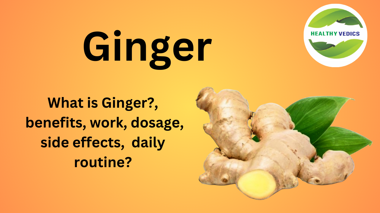 “Ginger: Understanding Its Health Benefits and Uses” – Healthy Vedics